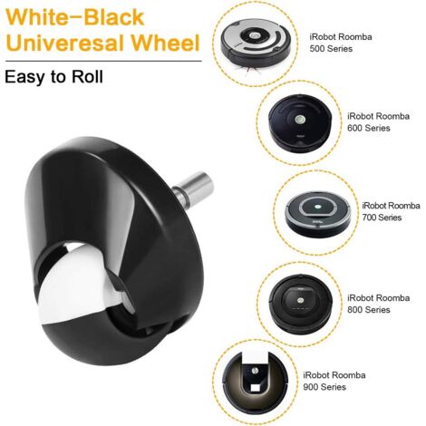 BEBUSINGOTO 2er-Pack Ersatz-Lenkrollen für iRobot Roomba Staubsauger ...
