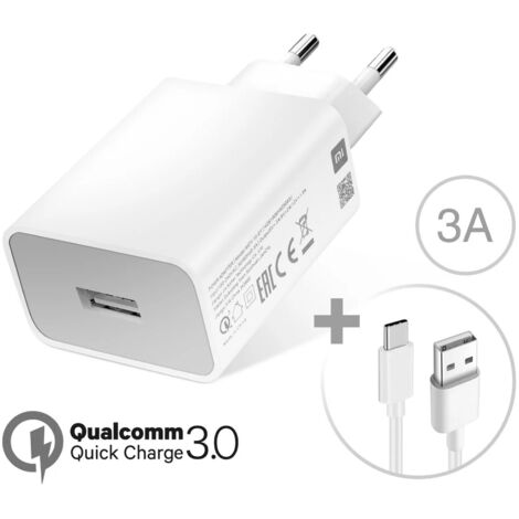 Cargador compatible con Xiaomi Redmi Note 11 Pro 4G 2201116TG 2201116TI ...