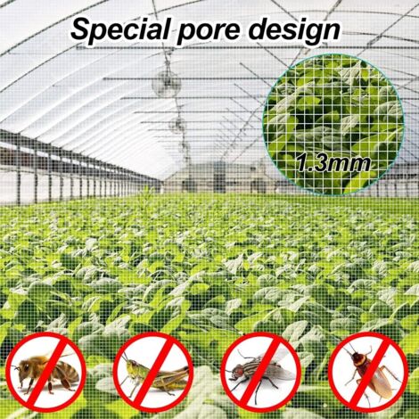 Filet de protection anti-nuisibles pour jardin : 2.5 x 10 m, filet fin ...