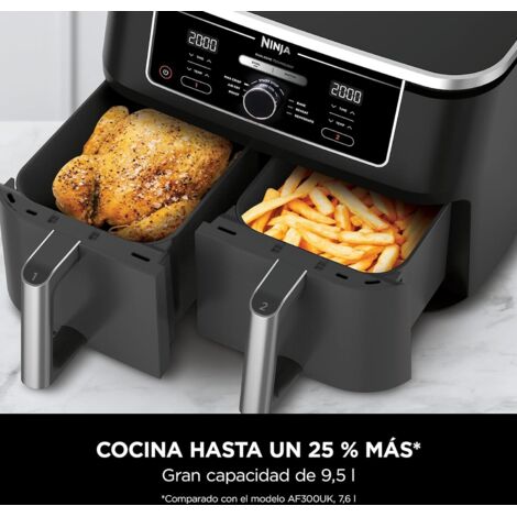 rejillas para freidora de aire Ninja Dual Air Fryer, con brochetas para ...