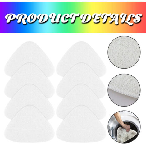 Vtizikl 8 Pièces Recharge pour balai vapeur Vileda, housse de balai ...