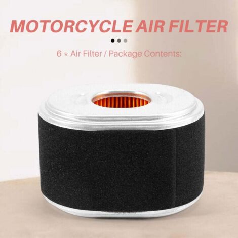 6 filtros de aire para GX120, GX140, GX160, GX200, 17210-Z4M-821, 17210 ...