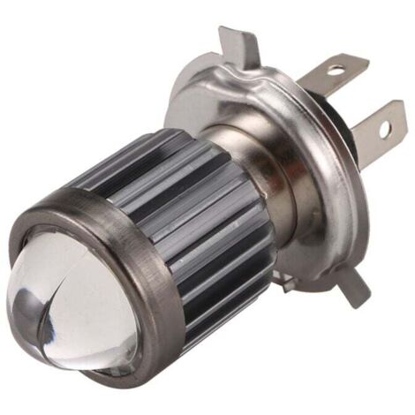 Faro LED H4, faro de motocicleta modificado, bombilla compacta ...