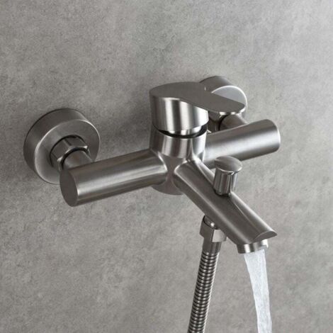 Grifo de bañera de acero inoxidable 304 de pared para baño y ducha ...