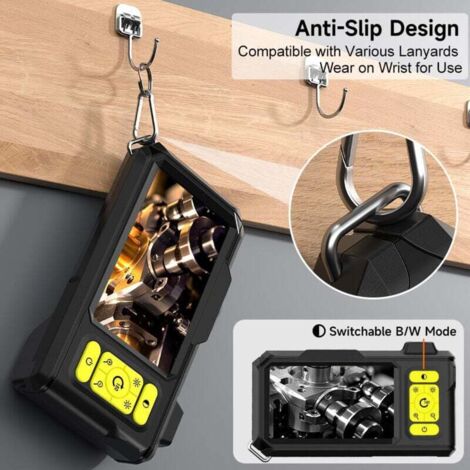 Vtizikl Endoscope HD 1080P avec 8 LEDs, Caméra d'Inspection 4,3" IP67 ...