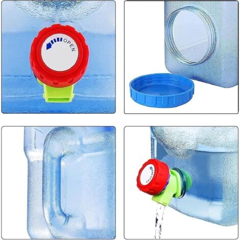 Trintion Wasserkanister mit Hahn und Schraubdeckel 18L Wasserbehälter ...