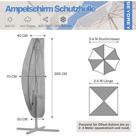 Sonnenschirm Schutzhulle 4m
