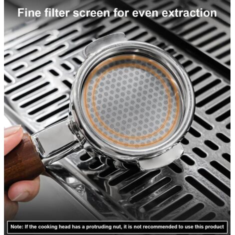 Espressofilter mit Bottom-Drip-Extraktion – Metallkontaktfilter für ...