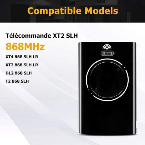 Set mit 2 universellen 868 MHz 4-Kanal-Torfernbedienungen, kompatibel ...