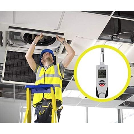 Digitales Psychrometer – Taschenformatiges, hintergrundbeleuchtetes ...