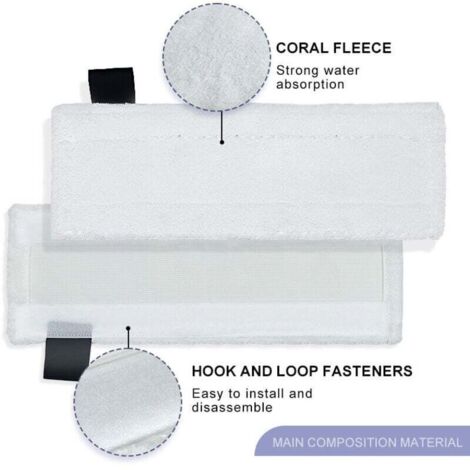 4-teiliges Zubehörset für Kärcher Dampfreiniger SC2, SC3, SC4 und SC5 mit Kärcher Easy Fix ...