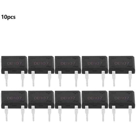 Rectificador de puente de diodos DB107 de 1 A y 1000 V, de 4 pines, para electrodomésticos y ...