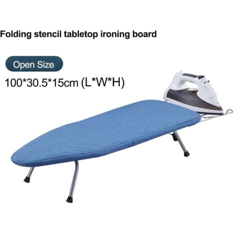 Tabla de planchar plegable de escritorio, tabla de planchar retráctil ...