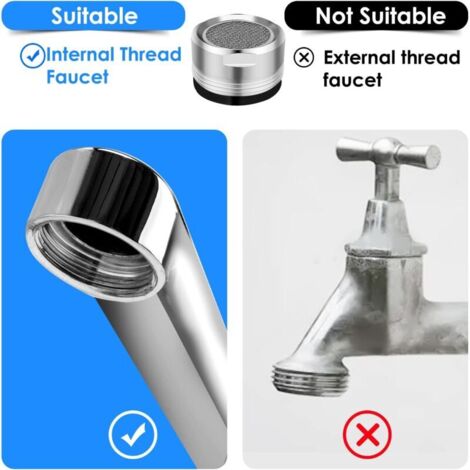 Aireador de grifo M24, juego de 3 filtros, difusor y filtro para cocina ...