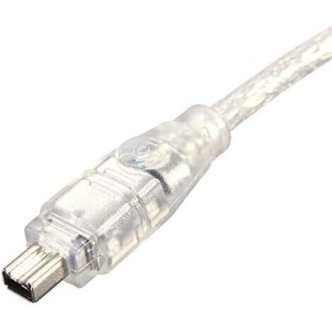 Cable adaptador USB a FireWire IEEE 1394. Conector iLink de 4 pines ...