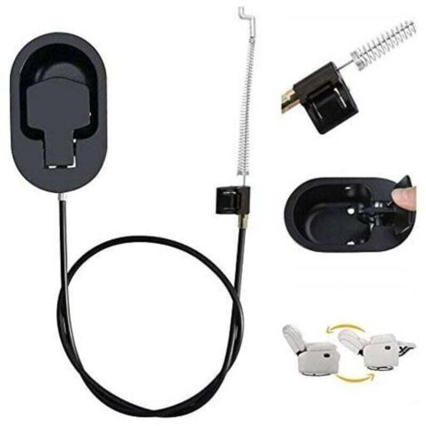 Asa de cable de 96 cm de largo fabricada en aleación de aluminio, de ...