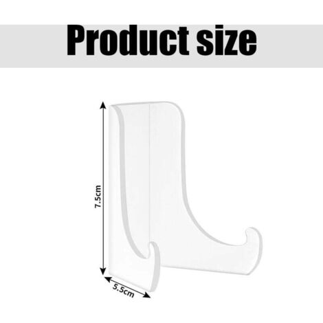 Acryl-Wand-Vinyl-Regal, 3-teilig, transparenter Wand-Vinyl-Halter, Wand ...