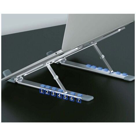 Supporto per laptop e tablet + struttura in alluminio leggera e resistente