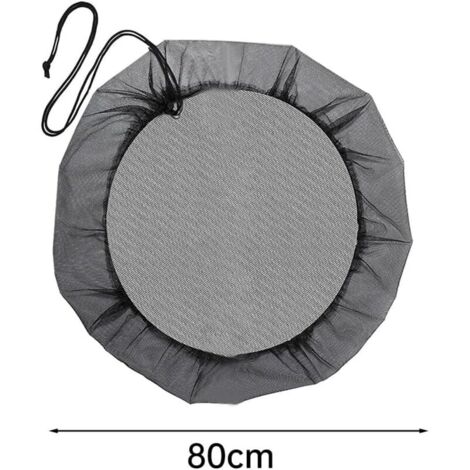 Filet pour baril de pluie : filet de protection avec cordon de serrage ...