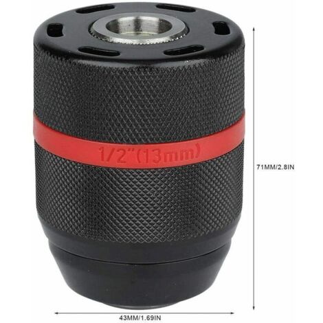 Mandril sin llave de 1/2-20UNF, mandril de taladro autoajustable ...