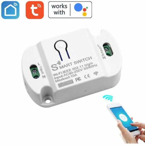 Interruptor inteligente Smart Life Wifi (Tuya Smart Life Switch 10A)