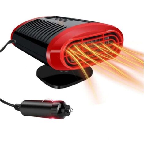 Riscaldatore per auto 2 in 1 rosso, sbrinatore per auto 12V 150W ...