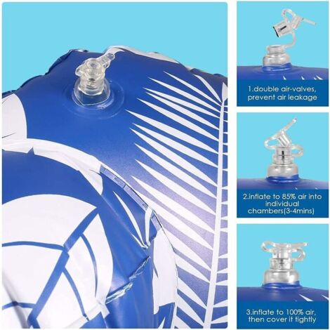 Schwimmende Hängemattenmatratze mit Netz, Wassermatratze für Pool ...