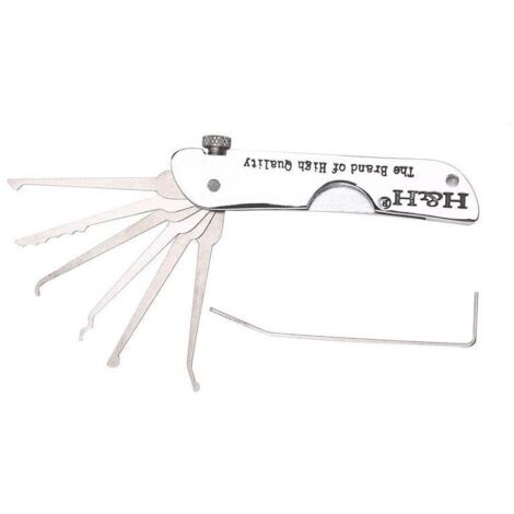 7-in-1 Klapp-Dietrich-Set, Dietrich-Set aus Edelstahl mit ...