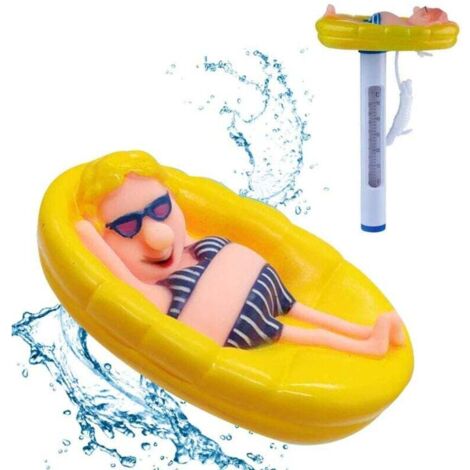 Niedliches hängendes schwimmendes Poolthermometer