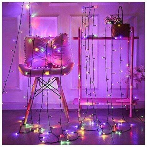 80 m lange LED-Lichterkette mit 8 Beleuchtungsmodi, IP44 wasserdicht ...