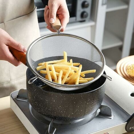 Colino in acciaio inox di alta qualità a maglie fini, colino per farina ...