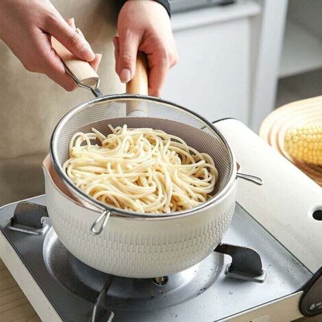 Colino in acciaio inox di alta qualità a maglie fini, colino per farina ...