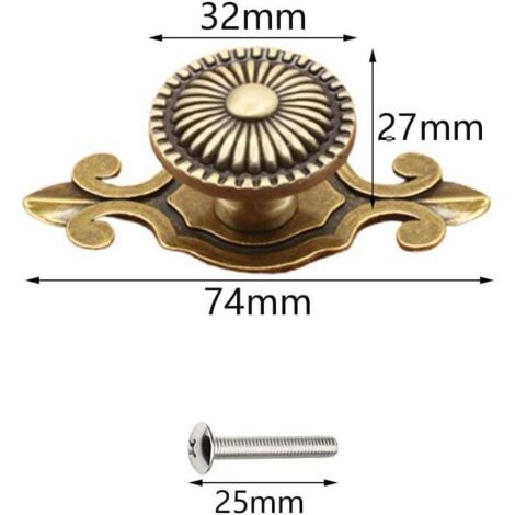 pomelli per mobili, pomelli vintage per armadi, cassetti e porte ...