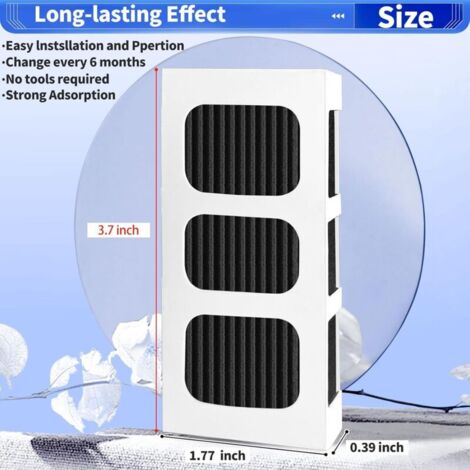 Pack de 4 filtros de aire Paultra2 para frigorífico Frigidaire PAULTRA2 ...