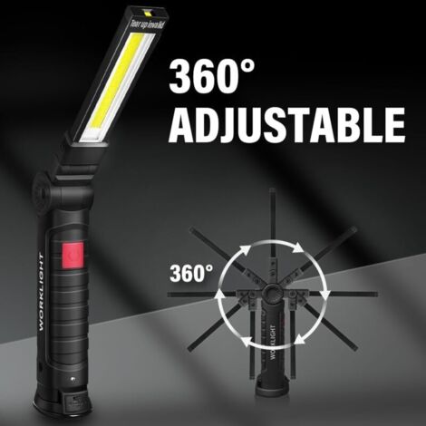 Luz de trabajo LED recargable, regalo de San Valentín para hombres ...