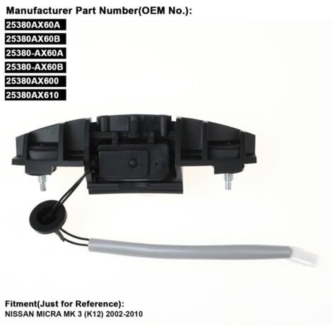 Interruptor de apertura del portón trasero para Nissan Micra 2002-2010 ...