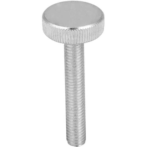 Vite a testa zigrinata con zincatura al carbonio - M8 x 50 mm - Vite a ...