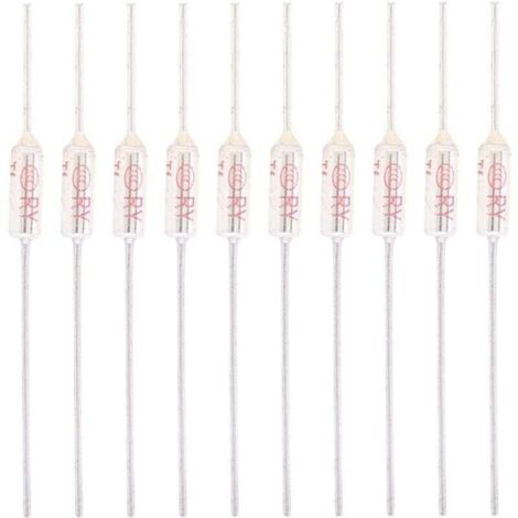 10 pezzi Fusibili termici 10A 250V, fusibile termico con guscio ...