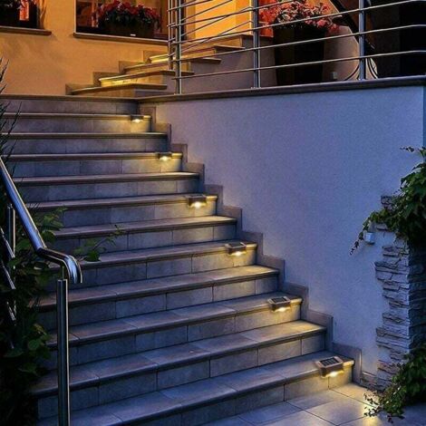 Luce solare impermeabile per recinzione, luce solare per terrazza, luce ...
