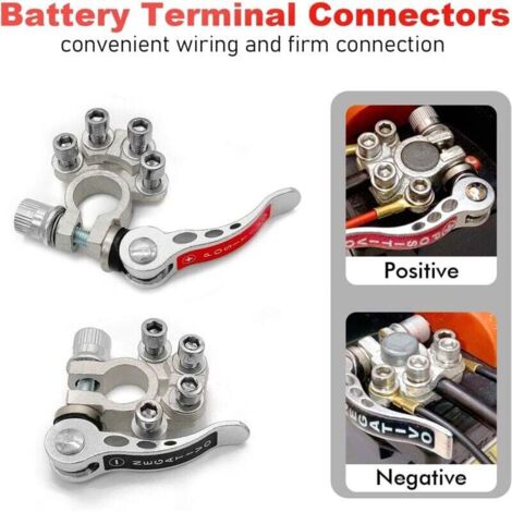 Conectores de terminales de batería YMYNY, electrodos de terminal de ...