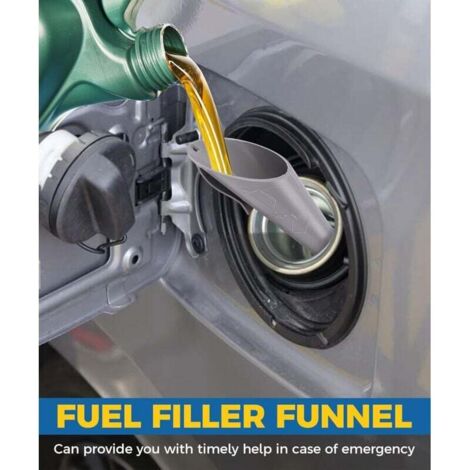 Embudo de combustible para automóvil, embudo de llenado de combustible ...