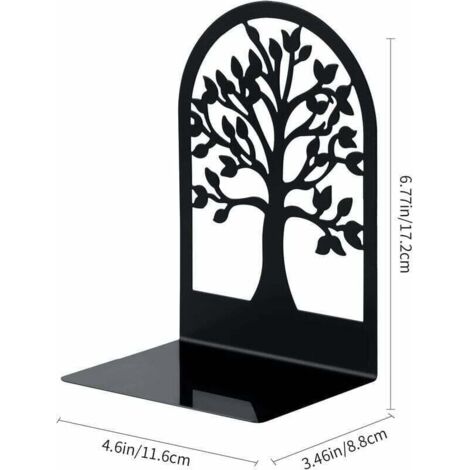 Sujetalibros metálicos, soportes para libros resistentes a arañazos ...