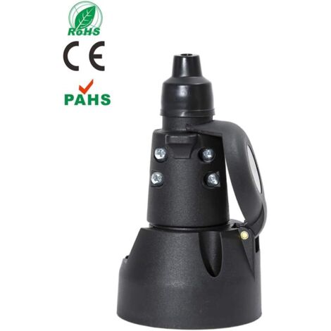 7 Pin Male Trailer Plug and 7 Pin Female Trailer Plug,12V Waterproof 7 ...