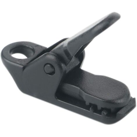 25Pcs/bag Black Tent Clips, Windproof Awning Clamps Plastic Wind Rope ...