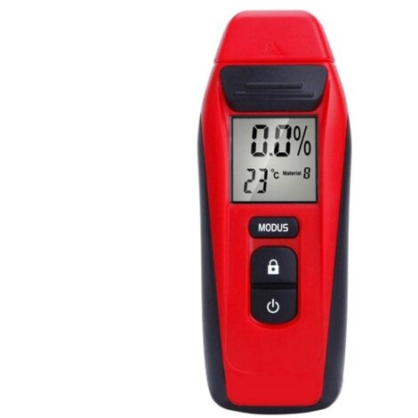 Wood Moisture Meter, Mini Portable Digital Moisture Tester 9V DC ...