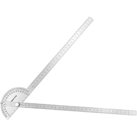 0-180 Degree Round Head Protractor, Multifunctional Stainless Steel ...