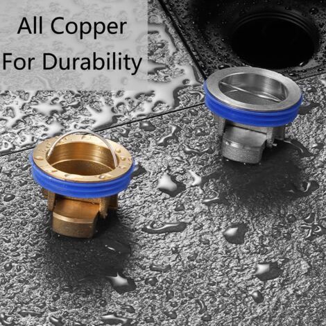 1 x Shower Floor Drain Backflow Preventer - Backflow Stopper - Odor ...