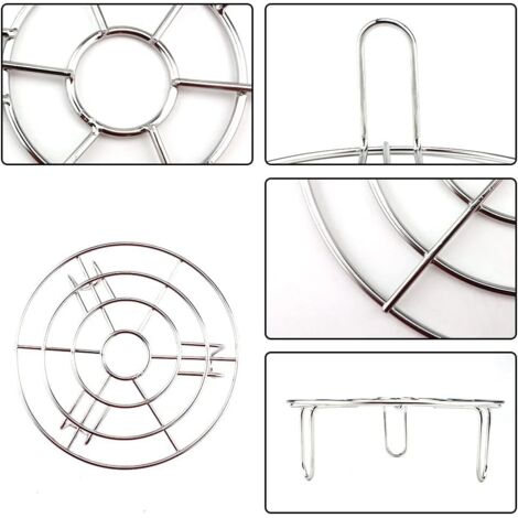 Stainless Steel Steam Rack, Round Steamer Rack Cooking Rack Cooling ...