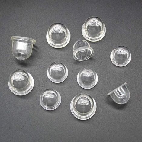 12 Pcs White Primer Bulb Pump 19mm and 22mm Transparent Carburetor Oil ...