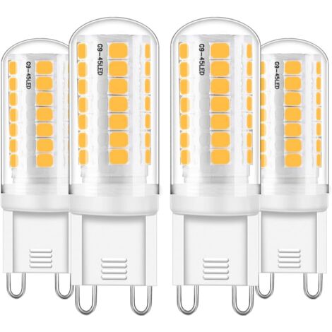 G9 LED Bulb Dimmable 3W, G9 LED Warm White 3000K G9 Bulb Pen Sock, No ...